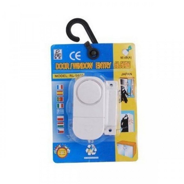 Kablosuz Kapı Pencere Sensörü Manyetik Anahtarı Ev Güvenlik Alarm Bell ...